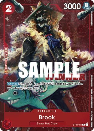 Brook (Winner Pack Vol. 4) - One Piece Promotion Cards - One Piece Card ...