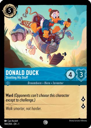 Donald Duck - Strutting His Stuff - The First Chapter - Disney Lorcana