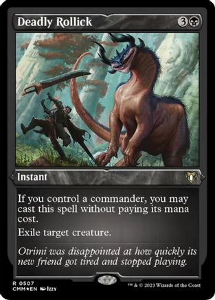 Deadly Rollick (Foil Etched) - Commander Masters - Magic: The Gathering