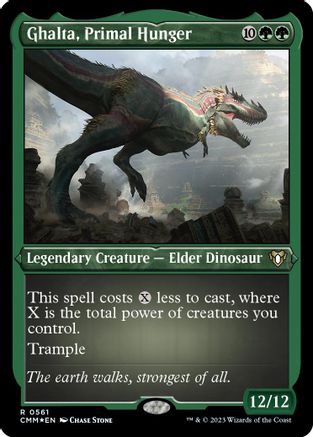 Ghalta, Primal Hunger (Foil Etched) - Commander Masters - Magic: The ...