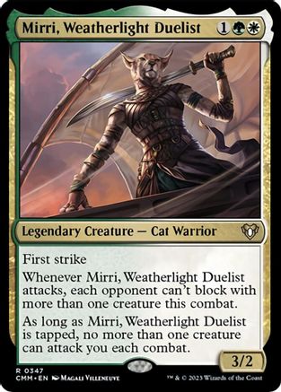 Mirri, Weatherlight Duelist - Commander Masters - Magic: The Gathering