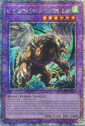 Chimera the King of Phantom Beasts (Quarter Century Secret Rare ...