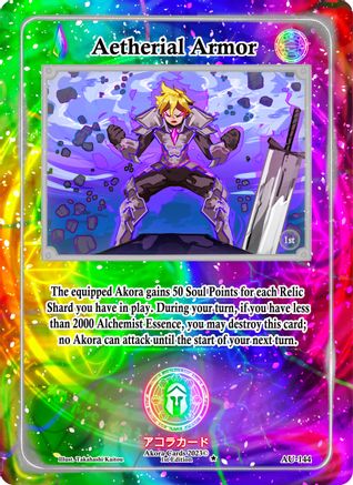 Aetherial Armor - Afelium Unleashed [1st Edition] - Akora TCG