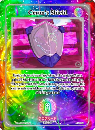 Cerun's Shield - Afelium Unleashed [1st Edition] - Akora TCG