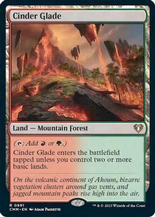 Cinder Glade - Commander Masters - Magic: The Gathering