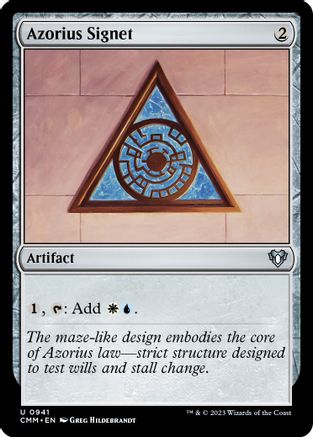 Azorius Signet - Commander Masters - Magic: The Gathering