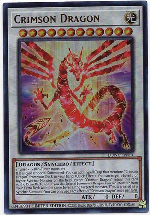 Crimson Dragon (DUNE-ENSP1) - Duelist Nexus - YuGiOh