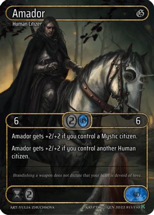 Amador (Box Topper) - Genesis [Kickstarter] - Kryptik TCG