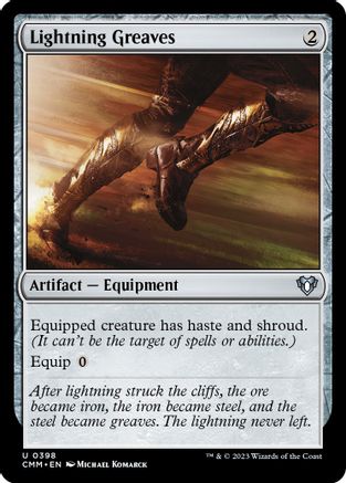 Lightning Greaves - Commander Masters - Magic: The Gathering