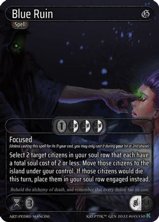 Blue Ruin - Genesis [Kickstarter] - Kryptik TCG