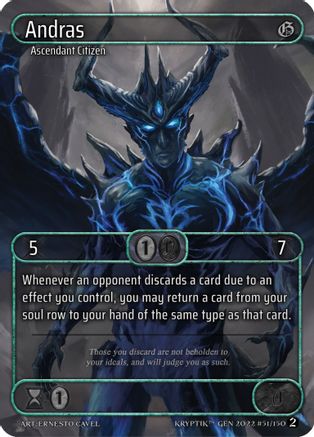 Andras (Box Topper) - Genesis [Wave 2] - Kryptik TCG