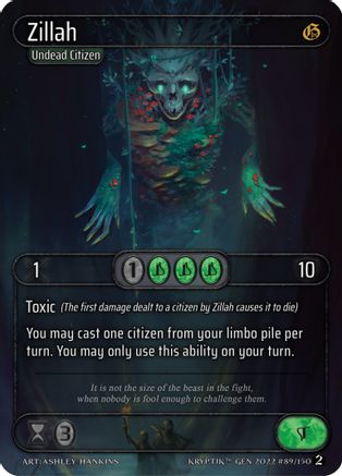 Zillah - Genesis [Wave 2] - Kryptik TCG