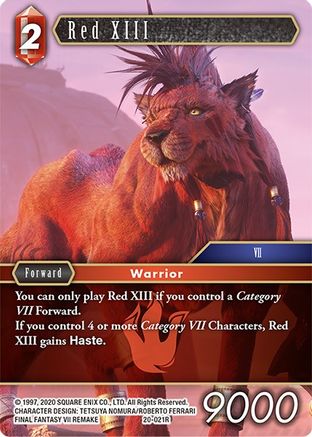 Red XIII - Dawn of Heroes - Final Fantasy TCG