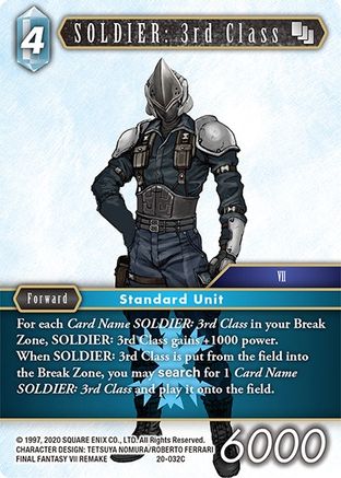 SOLDIER: 3rd Class - Dawn of Heroes - Final Fantasy TCG