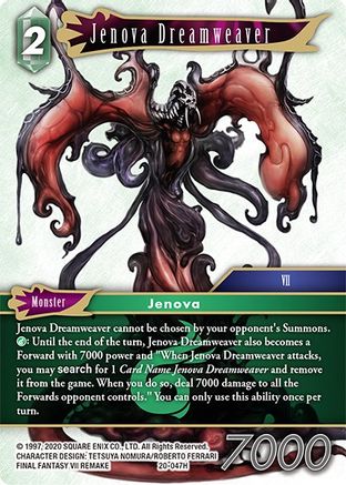 Jenova Dreamweaver - Dawn of Heroes - Final Fantasy TCG
