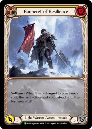 Banneret of Resilience - LGS179 - Flesh and Blood: Promo Cards - Flesh ...