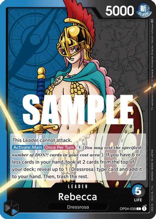 Rebecca (039) - Kingdoms of Intrigue - One Piece Card Game