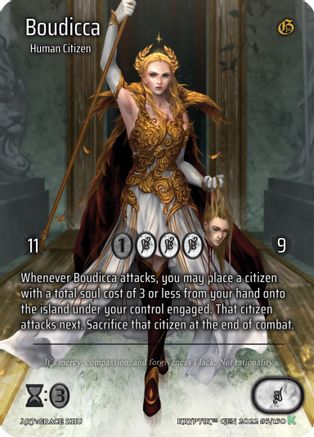 Boudicca (Full Art) - Genesis [Kickstarter] - Kryptik TCG