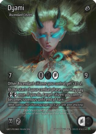 Dyami (Full Art) - Genesis [Kickstarter] - Kryptik TCG