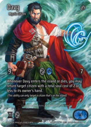Davy (Full Art) - Genesis [Kickstarter] - Kryptik TCG