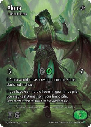 Alona (Full Art) - Genesis [Kickstarter] - Kryptik TCG