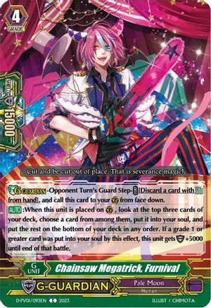 Chainsaw Megatrick, Furnival - D-PV01: History Collection - Cardfight ...