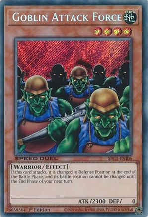 Goblin Attack Force (Secret Rare) - Speed Duel: Streets of Battle City - YuGiOh