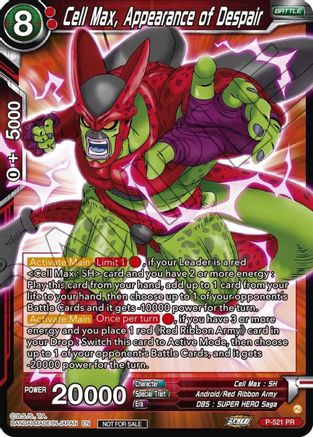 Cell Max, Appearance of Despair (Zenkai Series Tournament Pack Vol.5 ...