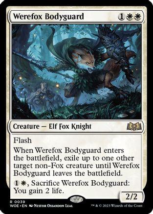 Werefox Bodyguard - Wilds of Eldraine - Magic: The Gathering