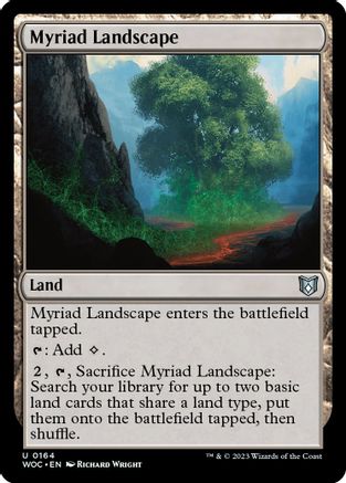 Myriad Landscape - Commander: Wilds of Eldraine - Magic: The Gathering