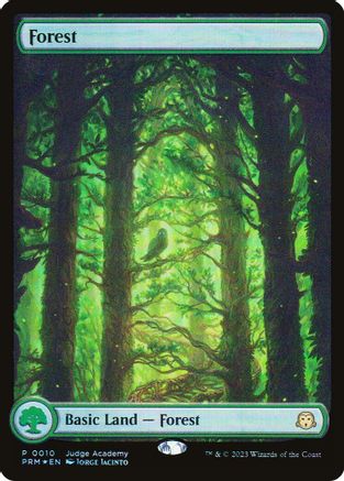 Forest - Full Art (0010) - Judge Promos - Magic: The Gathering