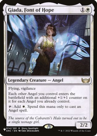 Giada, Font of Hope - The List Reprints - Magic: The Gathering