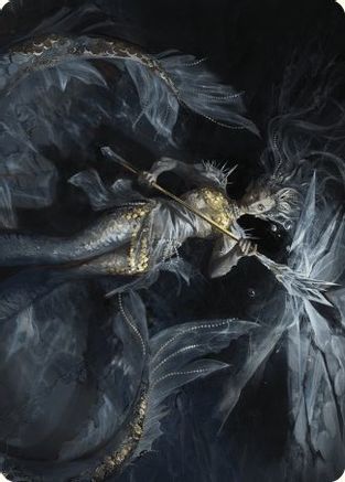Sharae of Numbing Depths Art Card - Art Series: Wilds of Eldraine ...