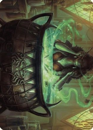 Agatha's Soul Cauldron Art Card - Art Series: Wilds of Eldraine - Magic ...