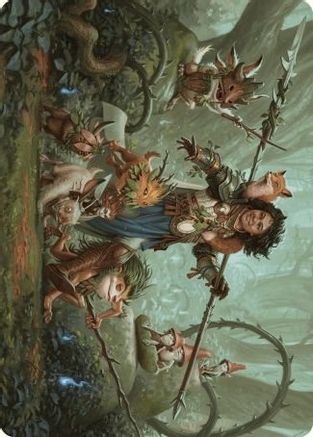 Ellivere of the Wild Court Art Card - Art Series: Wilds of Eldraine ...