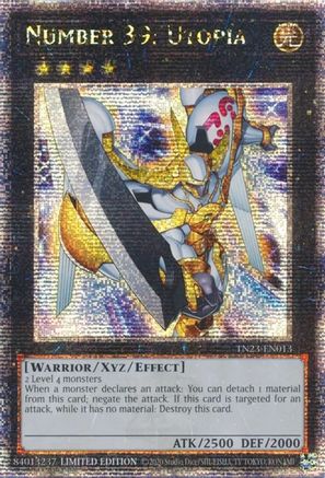Number 39: Utopia (Quarter Century Secret Rare) - 25th Anniversary Tin: Dueling Heroes - YuGiOh