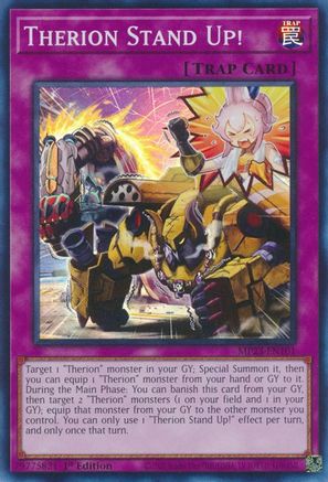 Therion Stand Up! - 25th Anniversary Tin: Dueling Heroes Mega Pack - YuGiOh