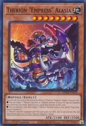 Therion "Empress" Alasia - 25th Anniversary Tin: Dueling Heroes Mega Pack - YuGiOh