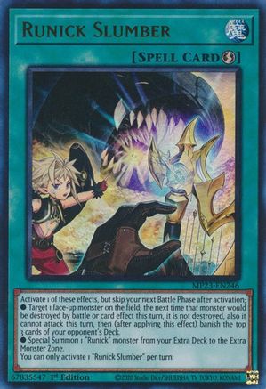 Runick Slumber - 25th Anniversary Tin: Dueling Heroes Mega Pack - YuGiOh
