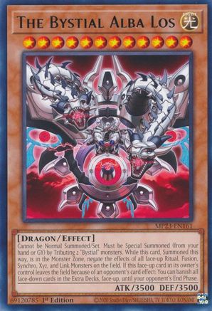 The Bystial Alba Los - 25th Anniversary Tin: Dueling Heroes Mega Pack - YuGiOh