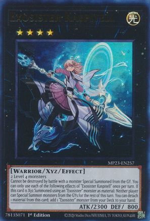 Exosister Kaspitell - 25th Anniversary Tin: Dueling Heroes Mega Pack ...
