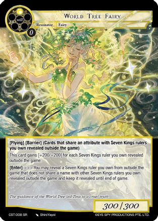 World Tree Fairy - Clash of the Star Trees - Force of Will