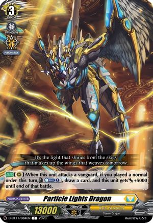 Particle Lights Dragon - Clash of the Heroes - Cardfight Vanguard