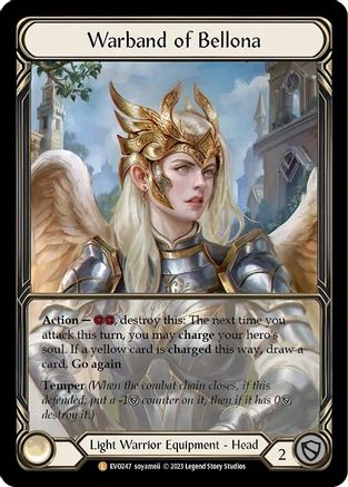 Warband of Bellona (Extended Art) - Bright Lights - Flesh and Blood TCG