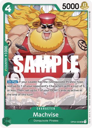 Machvise - Kingdoms of Intrigue - One Piece Card Game