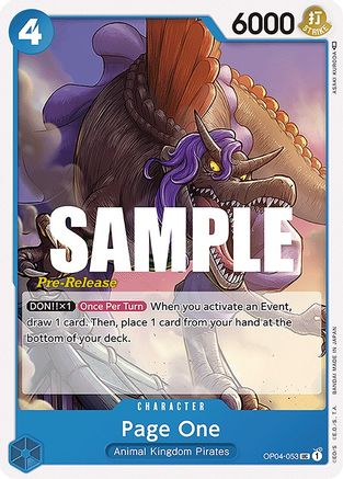 TCGplayer - One Piece Card Game Kingdoms of Intrigue Pre-Release Cards ...