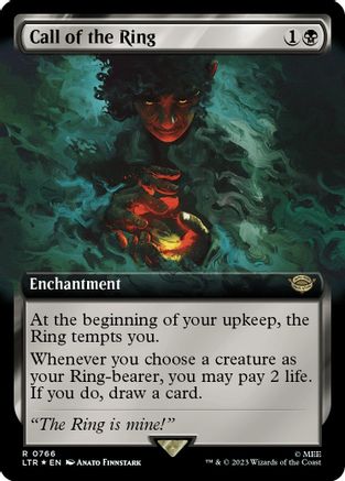 Call of the Ring (Extended Art) (Surge Foil) - Universes Beyond: The ...