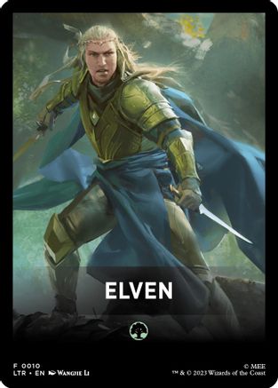 Elven Theme Card - Universes Beyond: The Lord of the Rings: Tales of ...