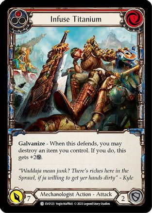 Infuse Titanium (Red) - Bright Lights - Flesh and Blood TCG
