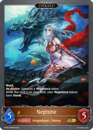 Neptune (Evolved) - BP02: Reign of Bahamut - Shadowverse: Evolve